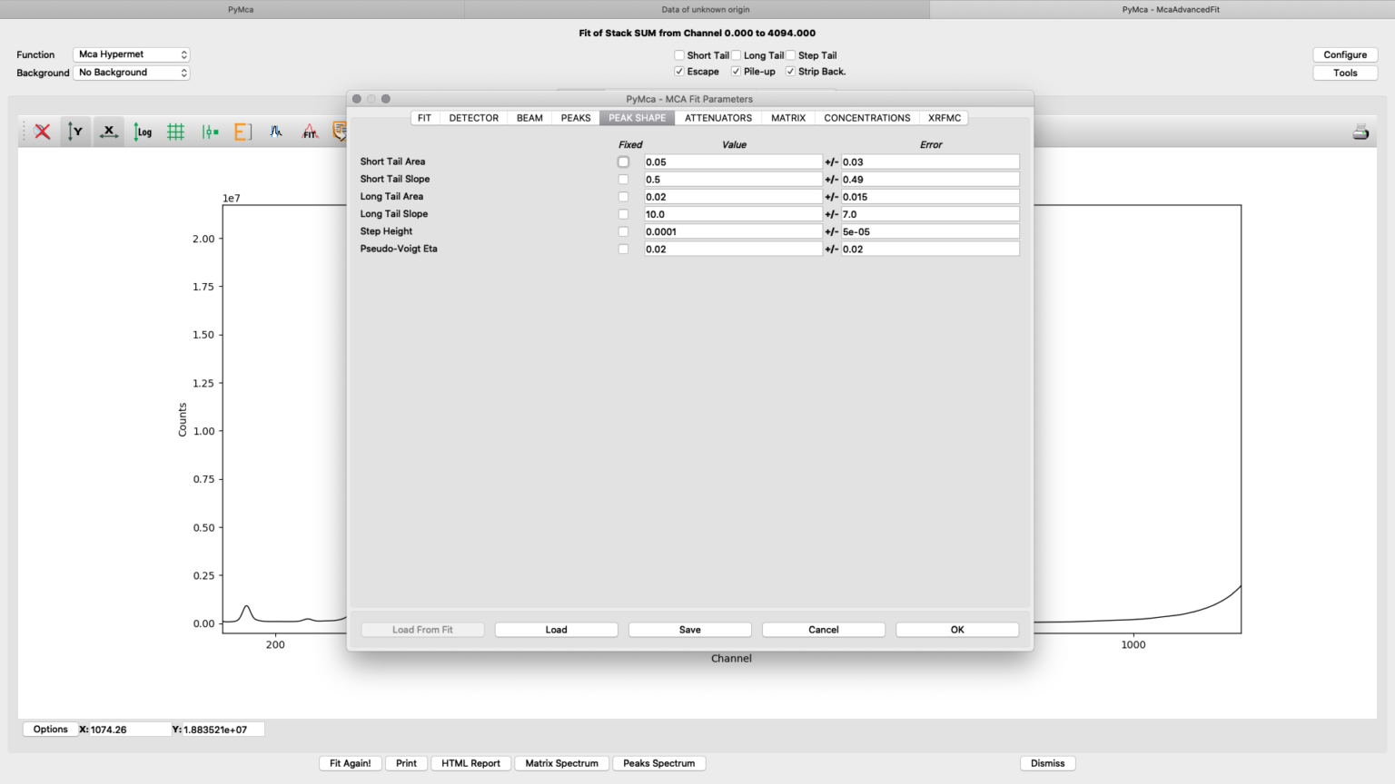 PyMCA XRF imaging guide – MAX IV