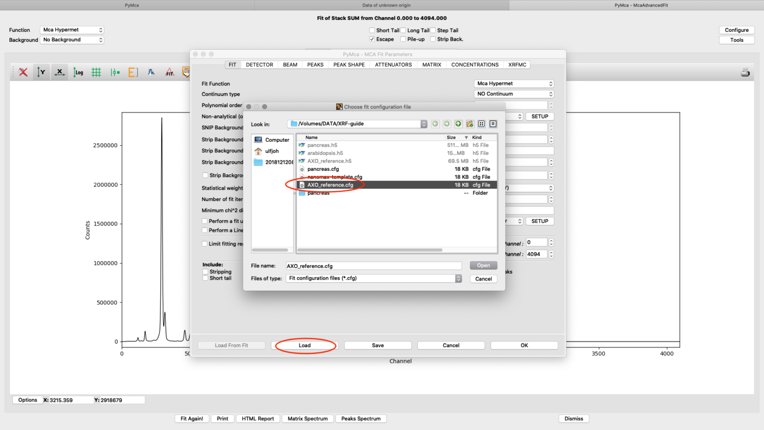 PyMCA XRF imaging guide – MAX IV