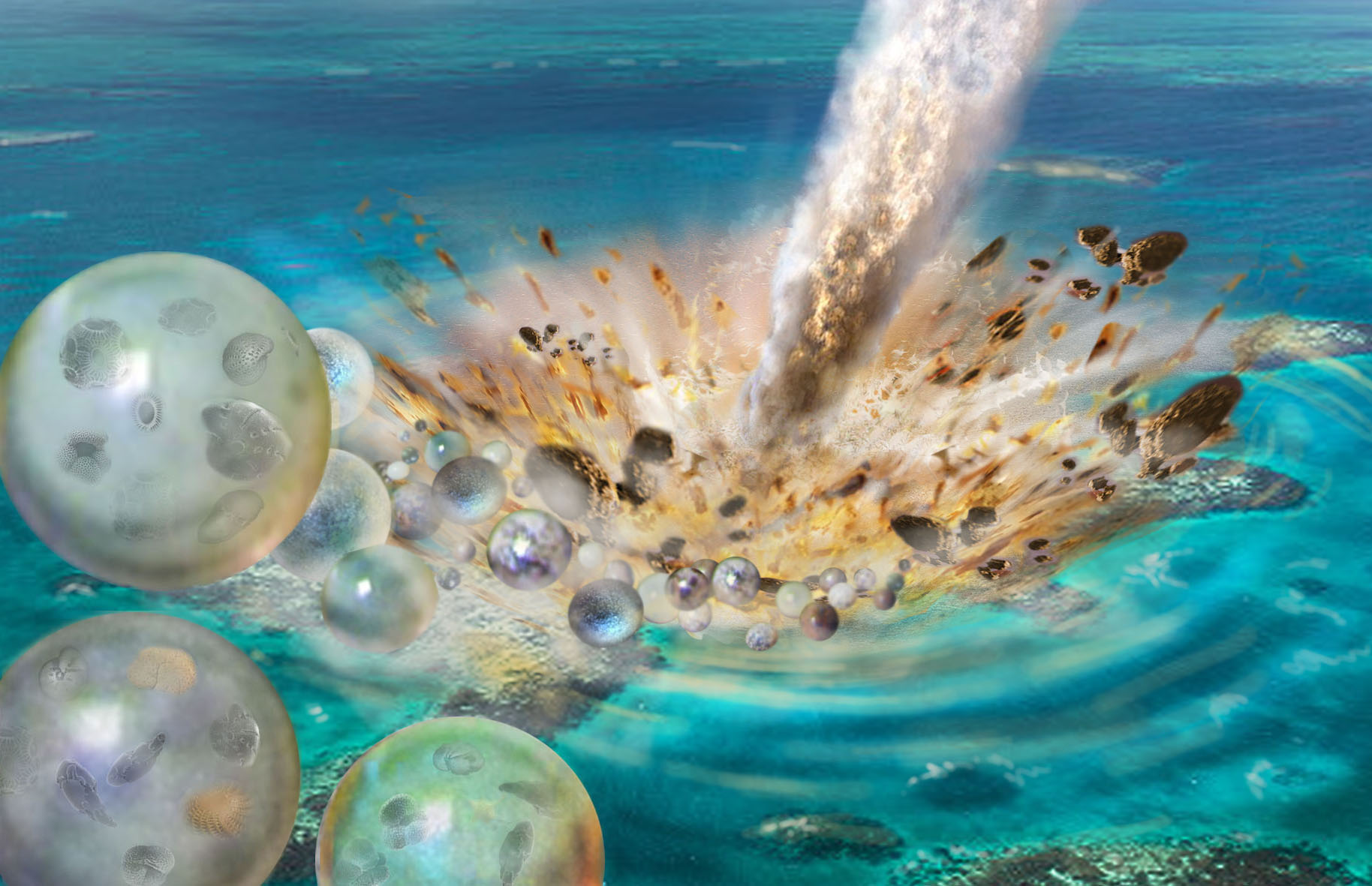 The great planetary reset: Mapping glass pearls – MAX IV